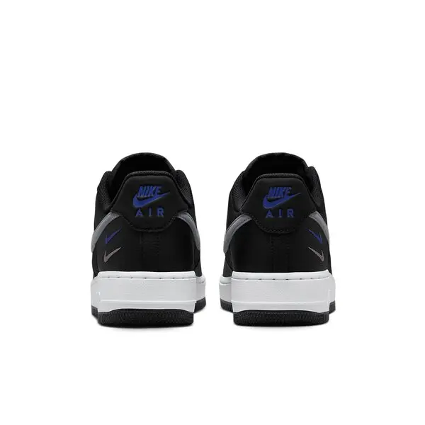 Nike Force 1 Low '07 Sneakers - Black/blue-grey