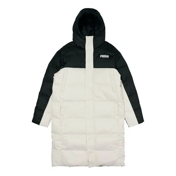 PUMA Hooded Puffer Coat - White
