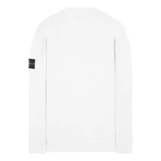 Stone Island Garment Dyed Crew Sweatshirt - White
