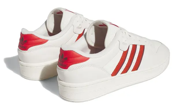 Adidas Originals Forum Low Shoes - Cloud White/red/shadow Red