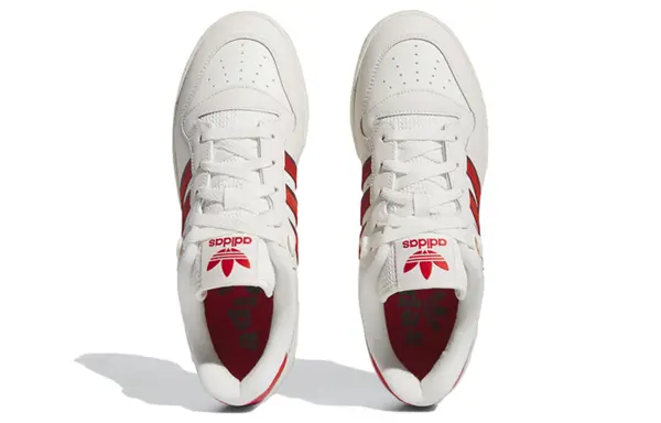 Adidas Originals Forum Low Shoes - Cloud White/red/shadow Red