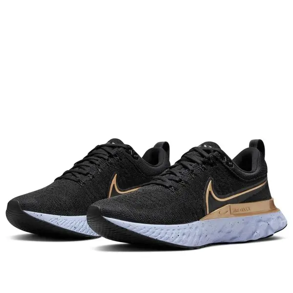Nike React Infinity Run Flyknit 2 Sneakers - Black/brown