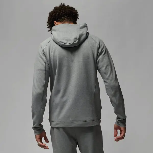 JORDAN Fleece Full-zip Hoodie 'gray