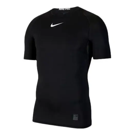 Nike Pro Short Sleeve Tight - Black
