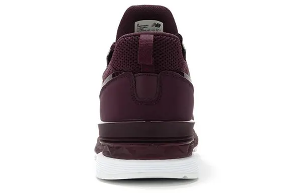 NEW BALANCE 574 Sport Sneakers - Wine Red/white/black