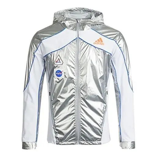 Adidas Space Jacket Hooded Metallic Silver - Default Color