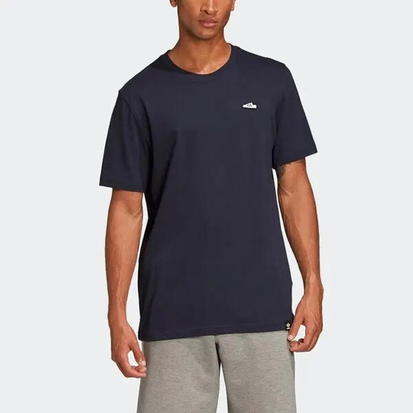 Adidas Originals Sst Embroidery Short Sleeve T-shirt - Dark Blue