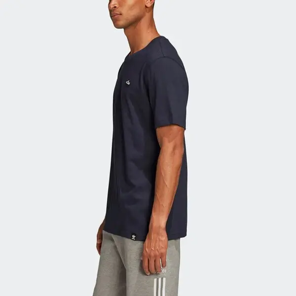 Adidas Originals Sst Embroidery Short Sleeve T-shirt - Dark Blue