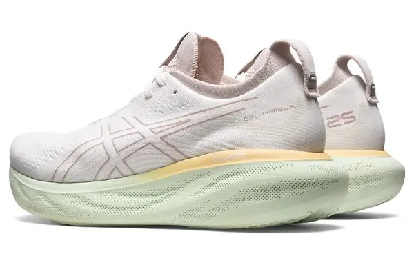 Asics Gel-nimbus 25 Athletic Sneakers - Grey/yellow/green