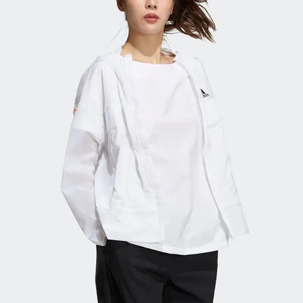Adidas Woven Sports Hooded Jacket