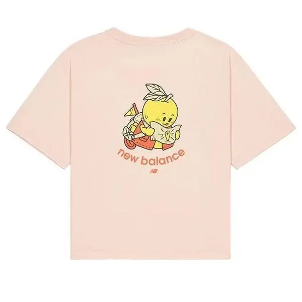 NEW BALANCE Graphic T-shirt - Pink