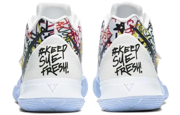 Nike Kyrie 5 "keep Sue Fresh" High Top Sneakers