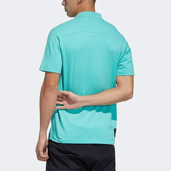 Adidas Series Logo Solid Color Short Sleeve Polo Shirt
