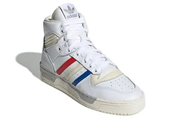 Adidas Rivalry High "french Tricolor" Sneakers - White