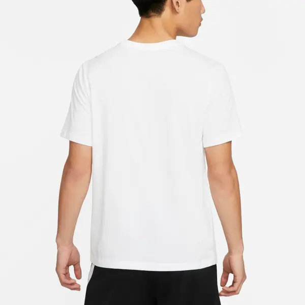 Nike Printing Alphabet Short Sleeve Basketball White T-shirt