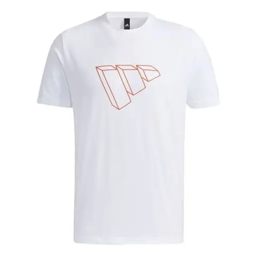 Adidas Fi Tee Sub Bos 3d Logo Printing Round Neck Short Sleeve