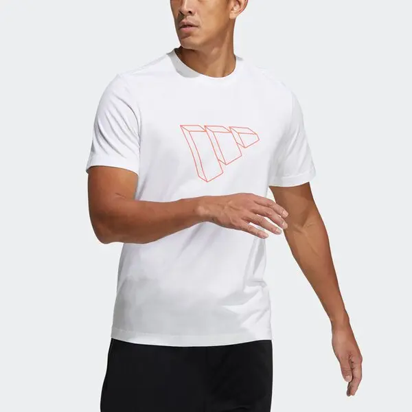 Adidas Fi Tee Sub Bos 3d Logo Printing Round Neck Short Sleeve