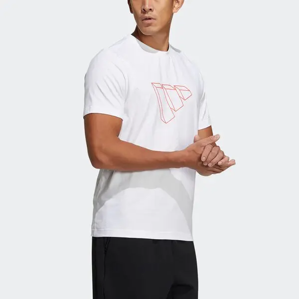 Adidas Fi Tee Sub Bos 3d Logo Printing Round Neck Short Sleeve