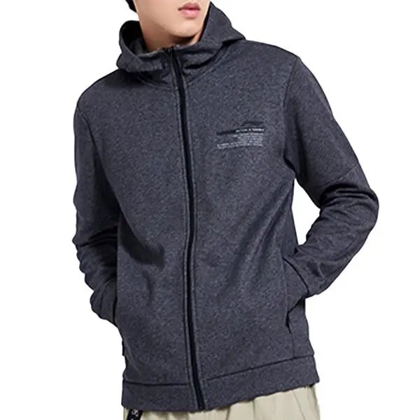 LI-NING Logo Zip-up Hoodie