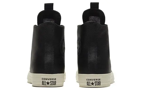 CONVERSE Chuck Taylor All Star Leather High Top Sneakers - Black
