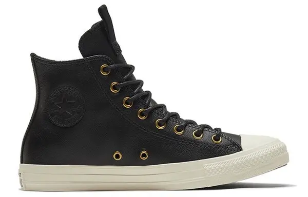 CONVERSE Chuck Taylor All Star Leather High Top Sneakers - Black