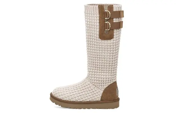 UGG Classic Tall Knit Boots With Buckle Detail