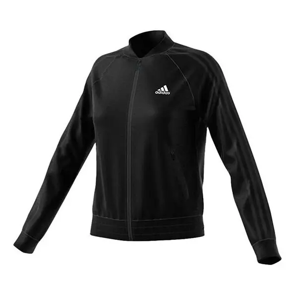Adidas Knitted Bomber Jacket - Black