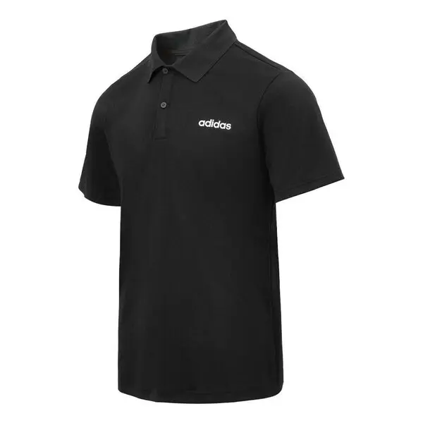 Adidas D2m Elv Polo Shirt Asia Sizing - Black