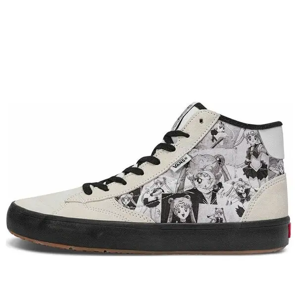 VANS Sailor Moon X The Lizzie Mid Top Sneakers - White/black