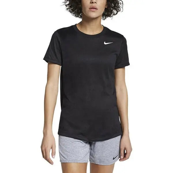 Nike Quick Dry Round Neck Short Sleeve Pullover - Black