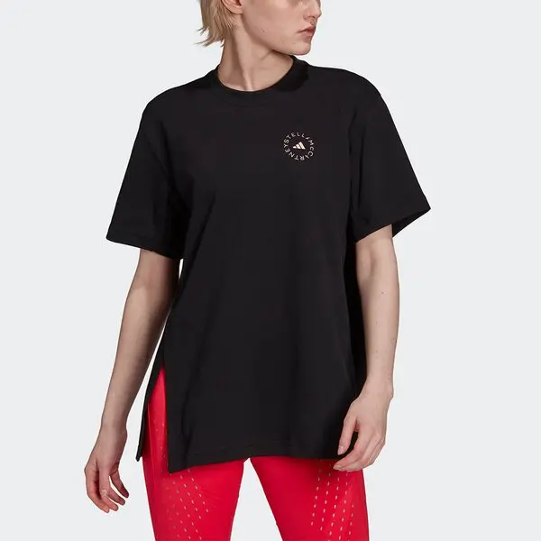 Adidas By Stella Mccartney Round Neck Short Sleeve T-shirt