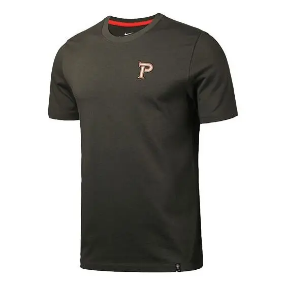 Nike Portugal National Team 20/21 T-shirt 'black - Black/red