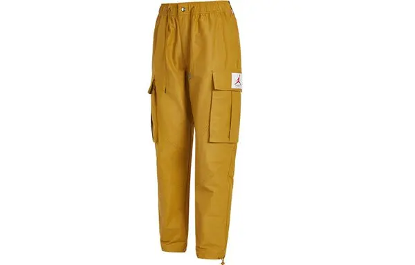 Nike Jordan Flight Woven Pocket Sports Trousers - Yellow