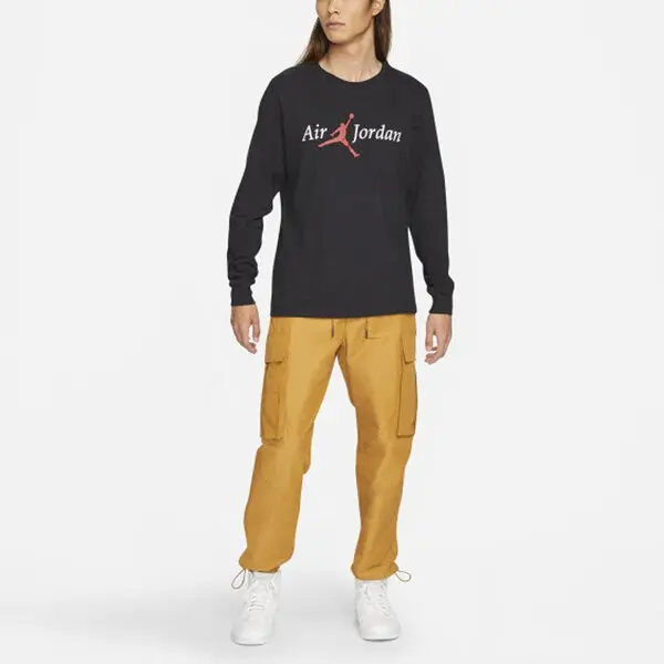 Nike Jordan Flight Woven Pocket Sports Trousers - Yellow