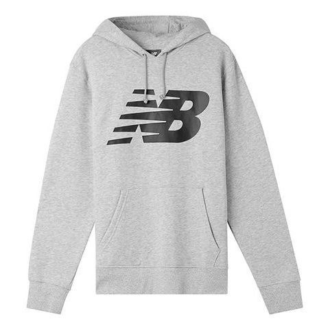 NEW BALANCE Long Sleeve Hoodie - Silverwhite