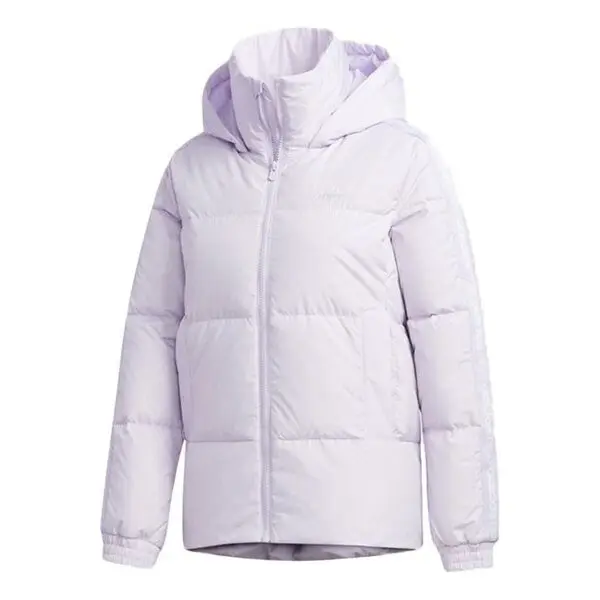 Adidas Neo Hooded Down Puffer Jacket - Silver Dawn