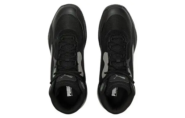 PUMA Playmaker Pro Mid Sneakers - Black