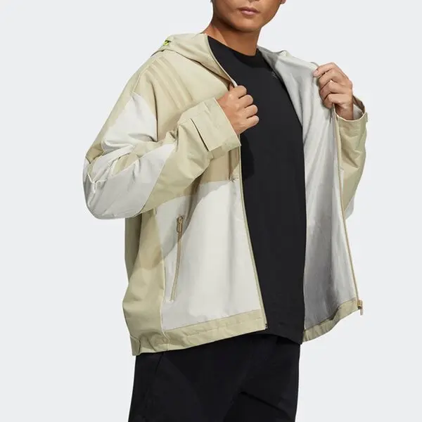 Adidas Hooded Zipper Jacket With Side Pocket