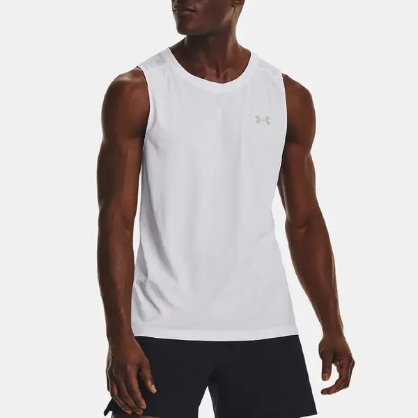 Under Armour Launch Elite Singlet - White