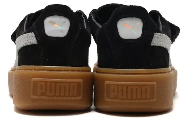 PUMA Platform Strap Sneakers - Black