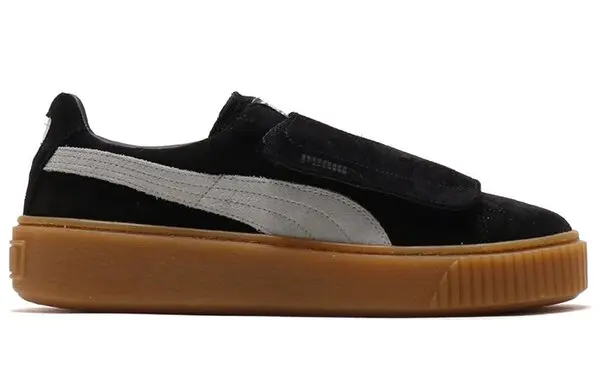 PUMA Platform Strap Sneakers - Black