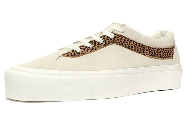VANS Bold Ni Leopard Print Sneakers - Leopard/white