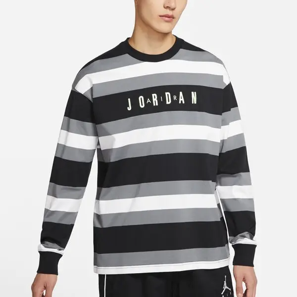 JORDAN Sport Dna Striped Long Sleeve