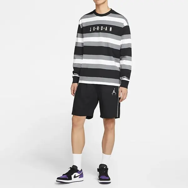 JORDAN Sport Dna Striped Long Sleeve
