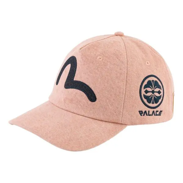 PALACE X Evisu Snapback Cap - Pink Wash