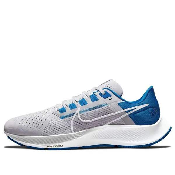 Nike Nfl X Air Zoom Pegasus 38 'detroit Lions' Sneakers - Grey/blue