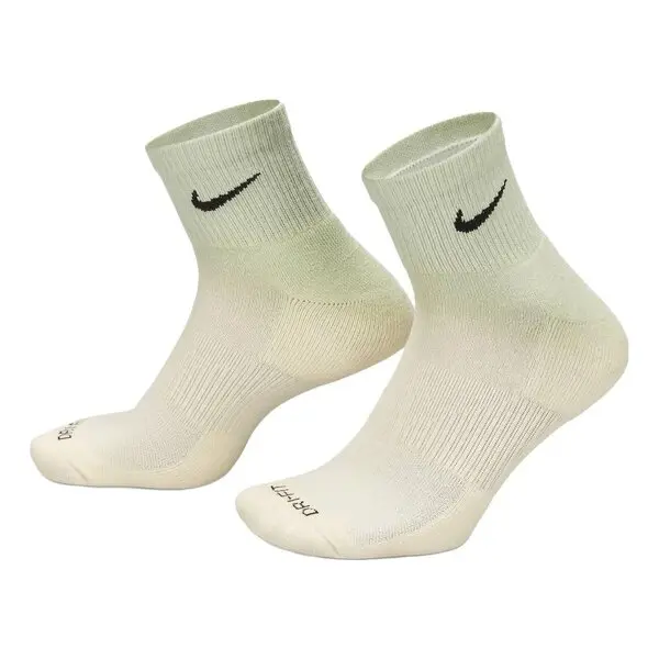 Nike Everyday Plus Cushioned Ankle Socks - Green/white/multi-color