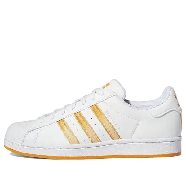 Adidas Superstar "white Orange Rush - White/yellow