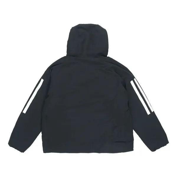 Adidas Bts 3-stripes Hooded Winter Jacket Asia Sizing