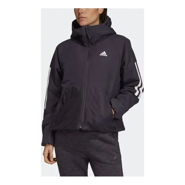 Adidas Bts 3-stripes Hooded Winter Jacket Asia Sizing